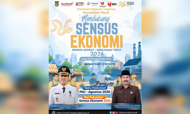 Dukung Sensus Ekonomi 2026, Camat Mauk Angga Yulyantono Ajak Warga ...